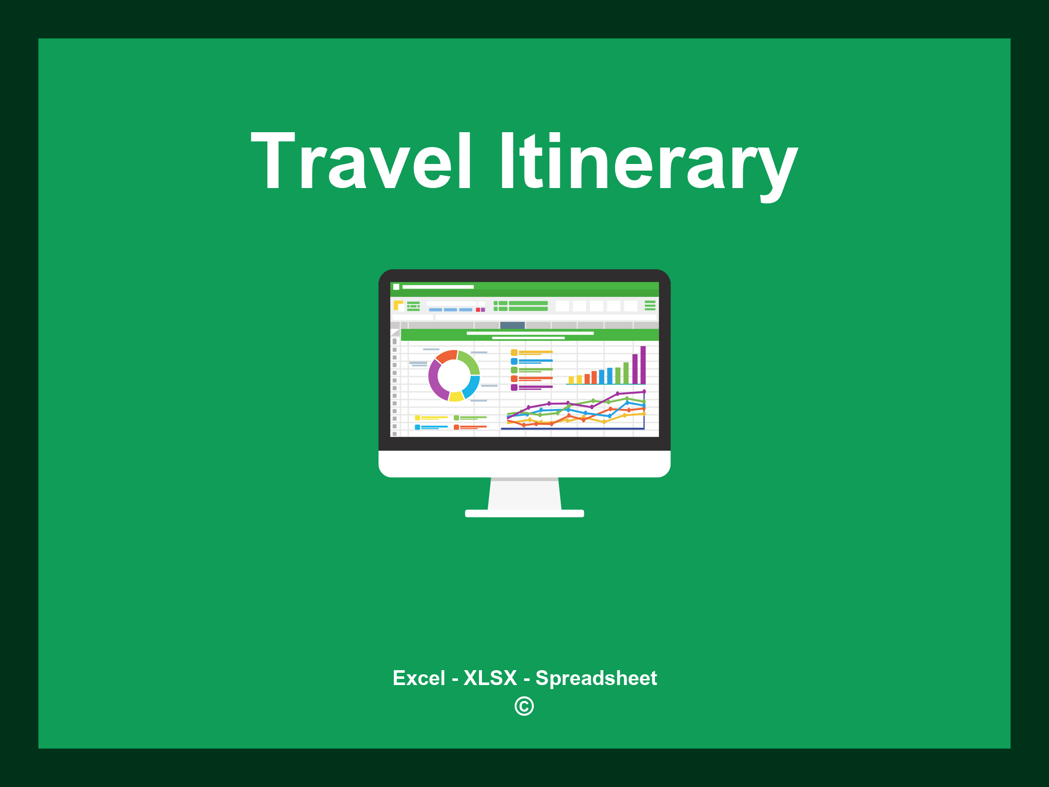 Travel Itinerary Template Excel